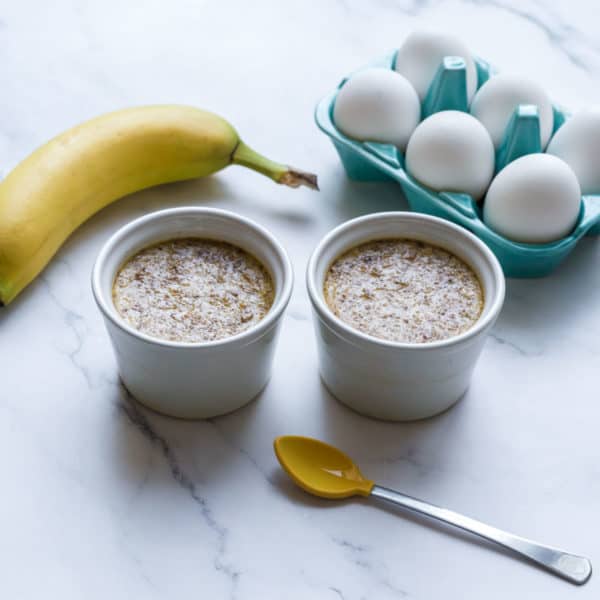Baby Banana Custard - Happy Healthy Eaters
